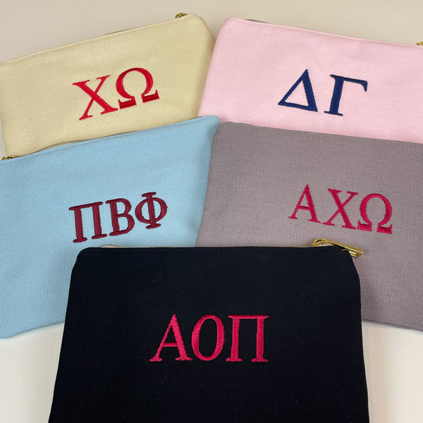 Sorority Pencil / Makeup Bag - Happy Thoughts Gifts